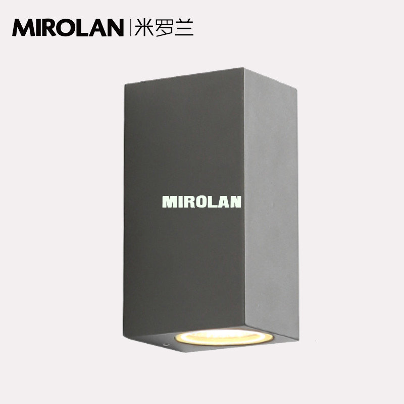 MIROLAN's Rectangular Wall Sconce Lighting 3000K Warm White Up and Down Lights Illuminate for 10-15 Square Meters