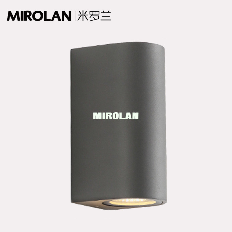 MIROLAN Indoor Outdoor Wall Light Fixture , Wall Mount Porch Light , Dual Head Up and Down Light Wall Sconce