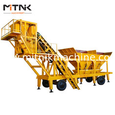 25m3/h Mobile concrete batching plant for sale,mobile concrete plant price