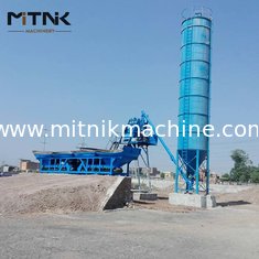 Fully Automatic HZS75 Bucket Skid Type Concrete Ready Mix Plant  Fully Automatic HZS75 Bucket Skid Ty