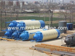 100ton steel material cement silos for concrete plant