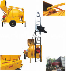 Self-loading Concrete Mixer with Lifting Ladder JZC350 DHL