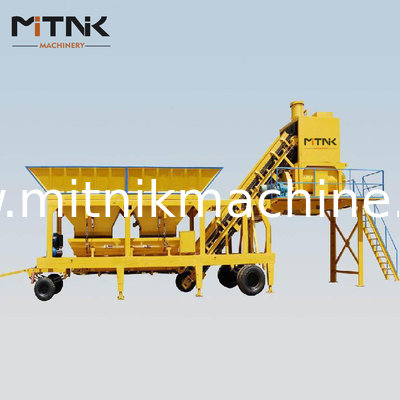 latest technology mobile concrete batching plant for sale