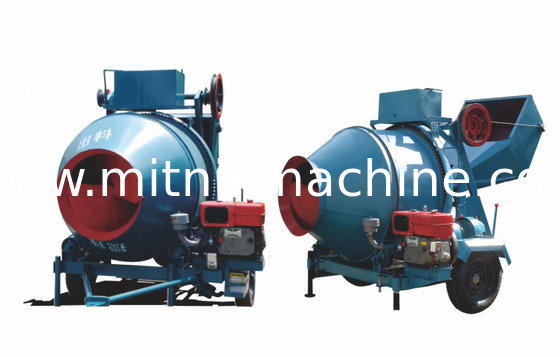 Diesel Engine Powered Rotating Drum 350L Concrete Mixer with Good Performance