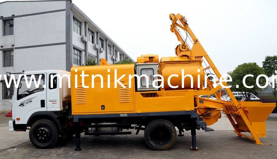 Truck Batching Concrete Pump with Mixer