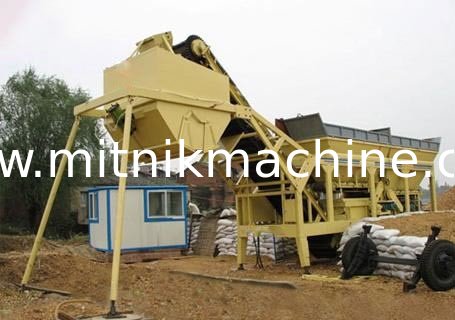 200M3/H Mobile stabilized soil Cement Mixing Plant