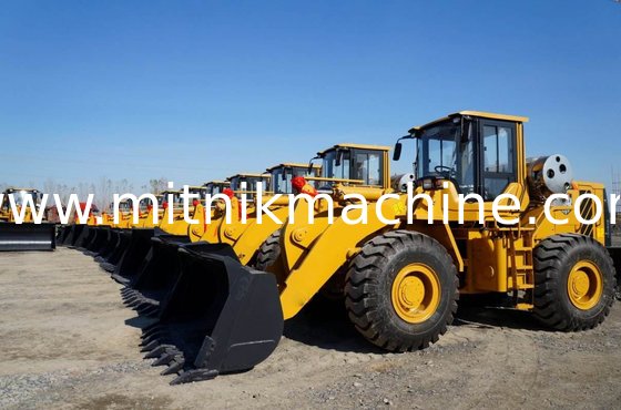 Earth Moving Machine, 5Ton Bucket Wheel Loader Road Construction Equipment