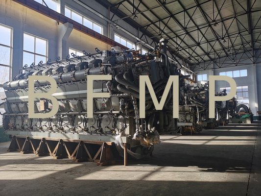 9000KW 60HZ STX-MAN 18V32/40 HFO Diesel Generator Set