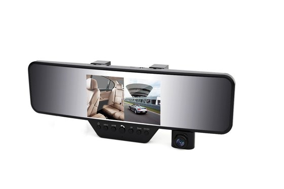 120 voiture portative DVR 1080P 12V de l'appareil-photo de degré jour et nuit 4.3inch double