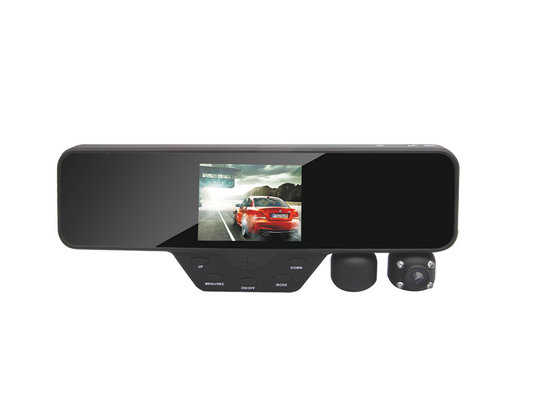 Haut écran d'affichage à cristaux liquides d'appareil-photo de voiture de miroir de tête de double de définition 3,5 pouces