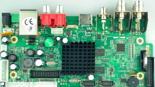 Assemblée pal de panneau de carte PCB de 8 ch/playback AHB télésurveillance 4ch de NTSC