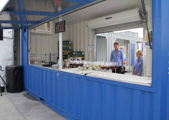 Steel Structure Modified Shipping Containers Creative Ways To Showcase New Products