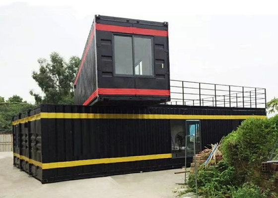 Partition Wall Inside Paintings Modified Container House With Sunny Windows