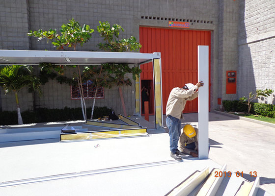 Economic Flat Pack Temporary Camp With 75mm EPS Sandwich Panel