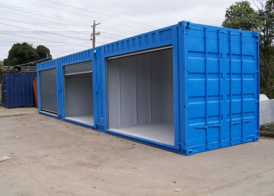 Steel Modified Shipping Containers , Rust Proof Temporary Storage Containers