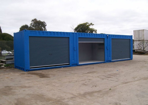 Steel Modified Shipping Containers , Rust Proof Temporary Storage Containers