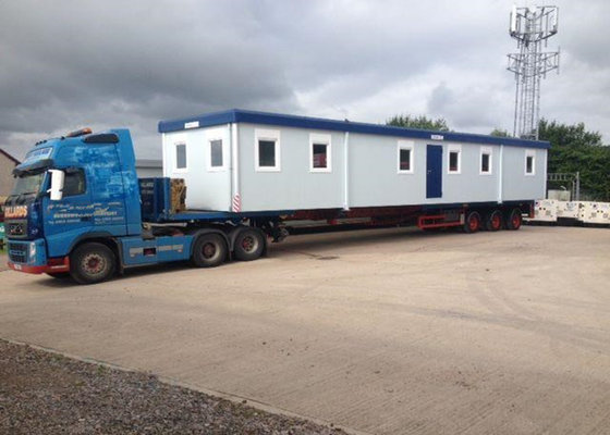 Folding And Movable Flat Packed Modified Container House / Portable Container Home For Camp