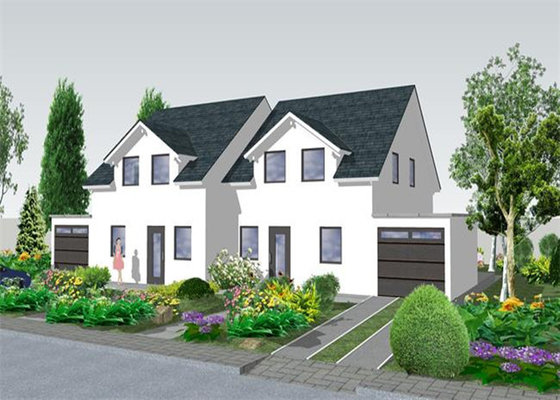 Environmentally Friendly Modern Prefab Steel Home Kits For Germany Modular Construction