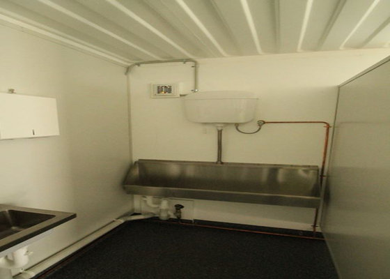 Insulated Cargo ISO Modified Shipping Containers Garage For Public Washroom