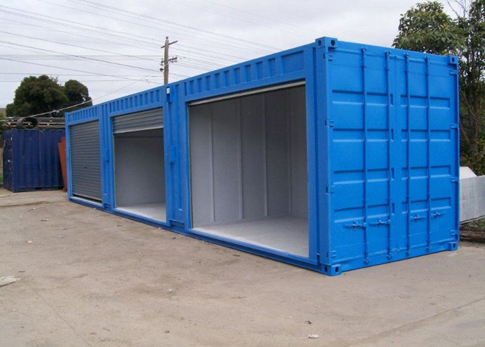 Steel Modified Shipping Containers , Rust Proof Temporary Storage Containers