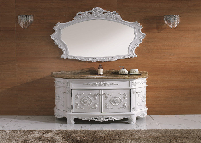 Antique Style Free Standing Bath Vanity Cabinets Funiture With Countertop And Sink