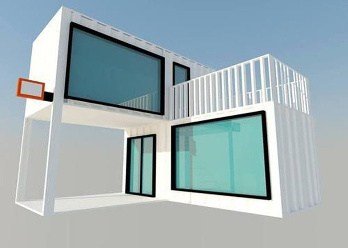 Prefabricated Movable Modified Steel Shipping Container Homes For Living Room