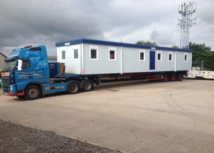 Folding And Movable Flat Packed Modified Container House / Portable Container Home For Camp