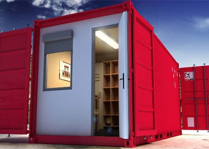 Environmental Living Steel Container Homes , 20 Feet Container House For Workers’ Dorms