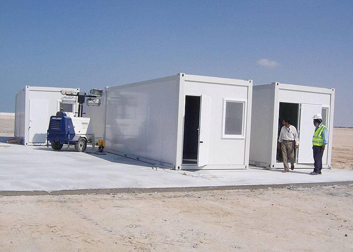 Customized Durable Prefab Modular Housing Construction With PVC Sliding Window