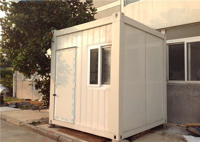 Recycled  Mini Flat Pack 10ft Container Prefab Guard House EPS Panel Homes