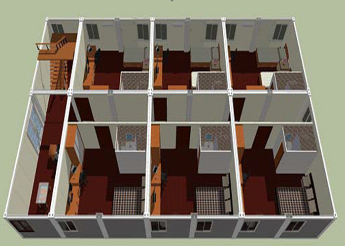 Insulation Modern Modular Buildings Multiple Bedroom prefab homes for Hotel