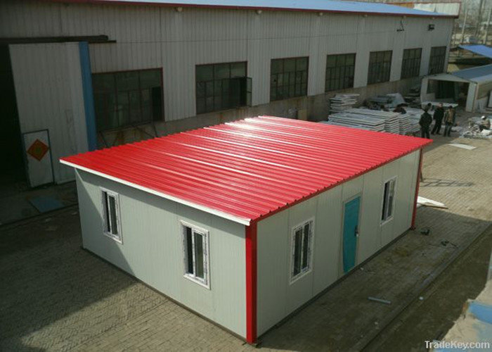 Lightweight Elegant Movable Prefab Bungalow Modular Houses With Sandwich Panel