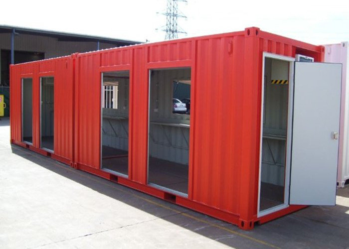 Dormitory Custom Made 40ft Modified Metal Shipping Container Homes