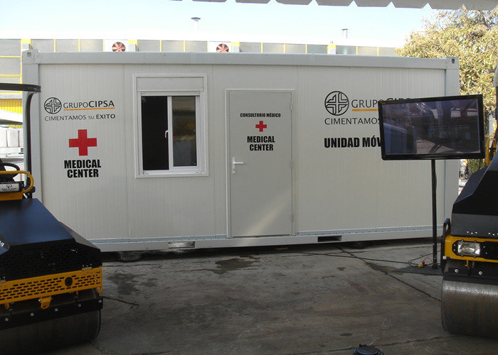 Temporary Hospital Flat Pack Container House Emergency Room For Countryside