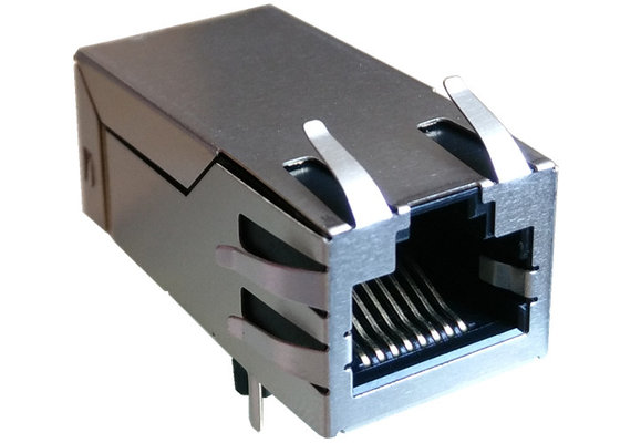 HFJT1-1GPRL / HFJT1-1GHPRL 1x1 Tab-Up Gigabit PoE and PoE+ Long Body RJ45