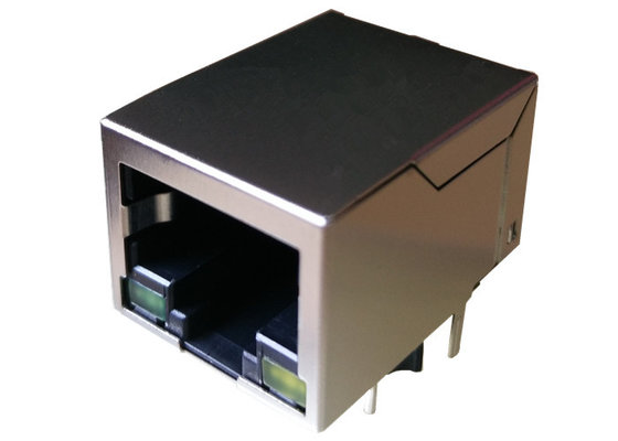 101110F9162M442ZA RJ45 Jack With Magnetic module LAN 10/100BASE T Non-Shield