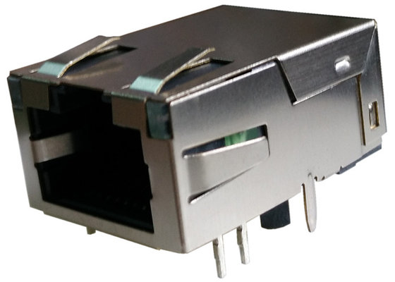 1-1368398-3 Low-Profile RJ45 Jack Gigabit 10/100/1000 With Magnetic 2-1368398-3