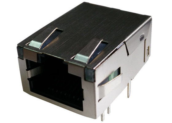 1368398-4 Low-Profile RJ45 Jack Gigabit Tab-up 10/100/1000 Magnetics 1368398-5