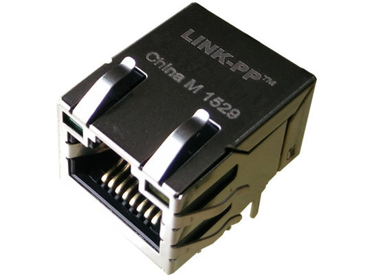Tyco 5-1605706-7 Magnetic RJ45 Jack 1X1 Connector Shielded With Leds 5-1605706-2