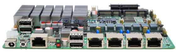 Fanless Mini ITX Quad LAN Motherboard 4 Ethernet Ports Quad Core J1900 DC12V