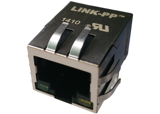 1840434-2 Magnetic RJ45 Jack 10 Pin Rj45 Gigabit Shielded With Leds 1840434-3