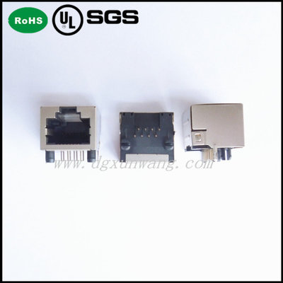 разъем степени RJ45 Платы-вверх 90 rj45 модульный jack 1 x 1/модульное RJ45 Jack прямоугольный