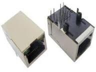разъём-розетка модуля кота 6 RJ45 Jack vertaical с СИД для кабеля rj 11