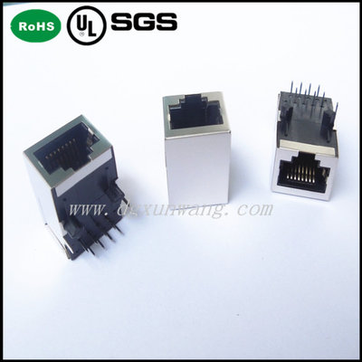 Одиночный разъем порта RJ45 с интегрированным Magnetics