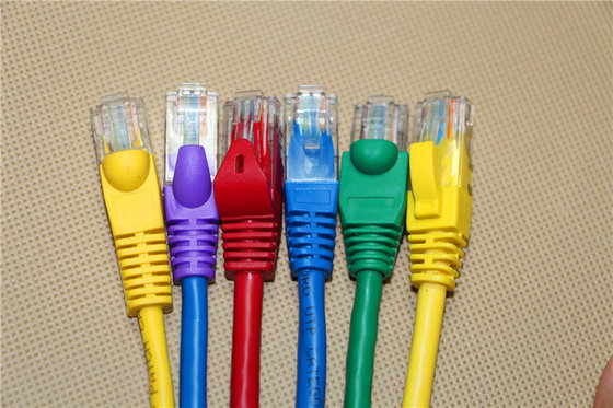 заплата 1000Mbps UTP Cat6 привязывает медь сели на мель 24AWG, котор с разъемом Rj45