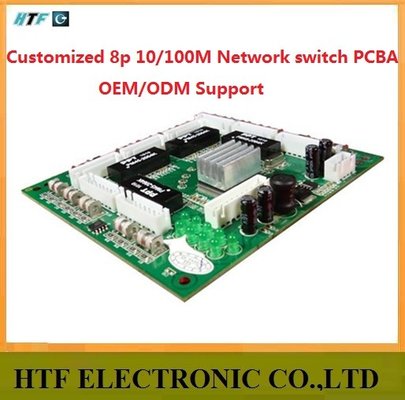 OEM 8 порта 10/100M разъема 4Pin- Mulitmedia автономный LAY2 PCBA модуля ПЕРЕКЛЮЧАТЕЛЬ сети локальных сетей 5P вполне - двухшпиндельный