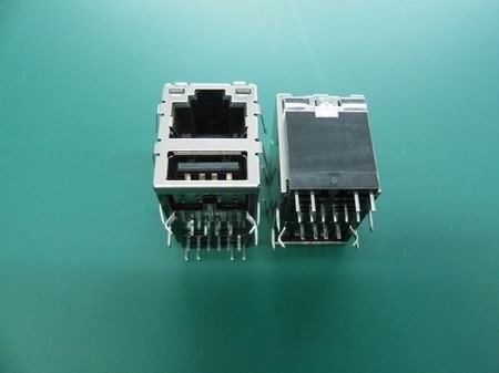 кабель 29mm фильтровал частоту коротковолнового диапазона разъема USB RJ45 с СИД 10Pin