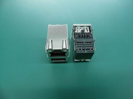 кабель 29mm фильтровал частоту коротковолнового диапазона разъема USB RJ45 с СИД 10Pin