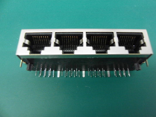 802,3 Porto RJ45 Magjack di norma 4 di POE con il trasformatore, lega per saldatura KRJ-405QJNL di Wave