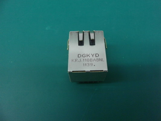 Сила HFJ11-1G02ERL над ODM разъема 10p8c Pin RJ45 PCB 10 локальных сетей